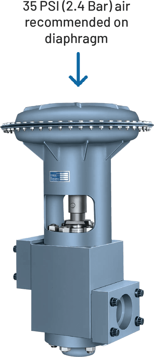 4” Normally Closed Balanced 2-Way Valve | Valv-Trol
